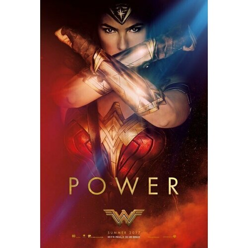 Плакат, постер на бумаге Чудо-женщина (Wonder Woman), Пэтти Дженкинс. Размер 60 х 84 см