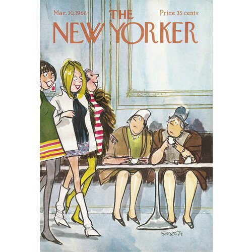 Плакат, постер на бумаге The New Yorker (Mar. 3, 1967). Размер 42 на 60 см