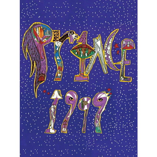 Плакат, постер на бумаге Prince-1999/Принц/искусство/арт/абстракция/творчество. Размер 60 х 84 см