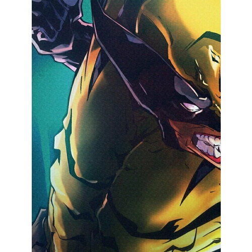 Плакат, постер на холсте Wolverine (Модульные постеры)-1/Россомаха/искусство/арт/абстракция/творчество. Размер 21 х 30 см