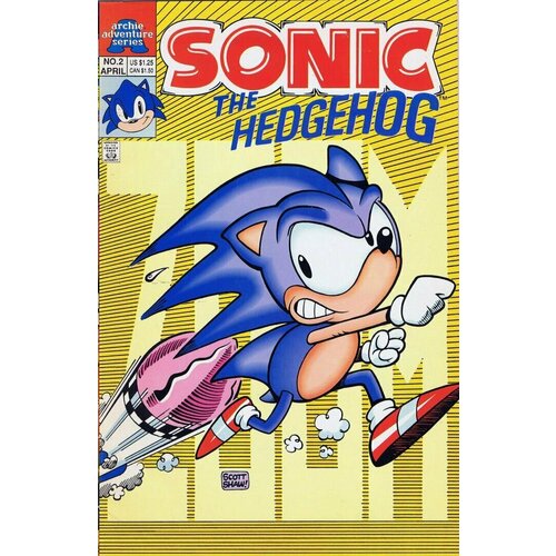 Плакат, постер на холсте Sonic/Соник. Размер 21 на 30 см
