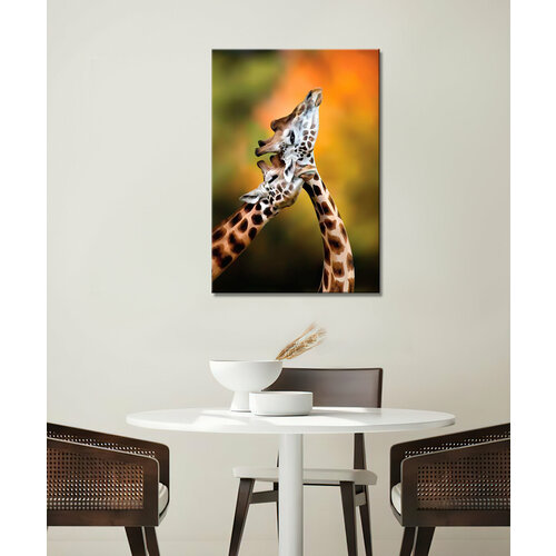 Картина - морда жирафа, жираф (3) 20х30