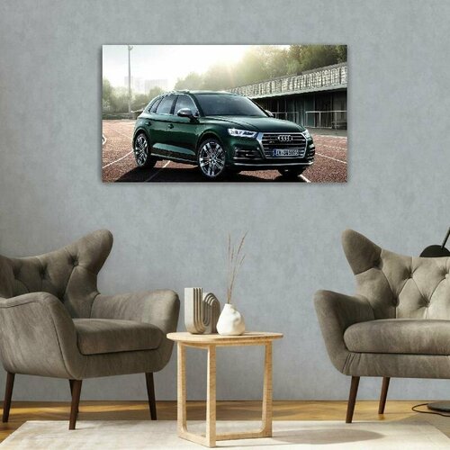 Картина на холсте 60x110 Альянс Лес "Автомобили audi" на подрамнике / интерьер/ декор