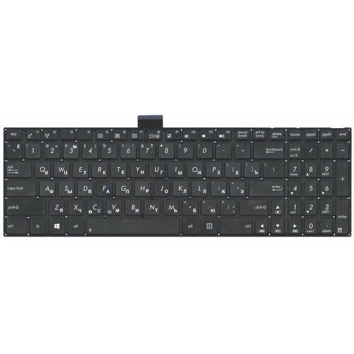 Клавиатура для ноутбука MP-12F53SU-5282W, 0KN0-N32US, для ноутбука Asus X502, X502CA, X502C, черная, плоский Enter, код mb011162