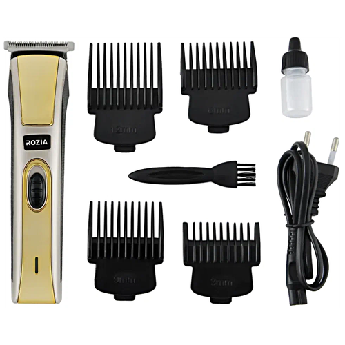 Машинка для стрижки волос HQ-233, профессиональный триммер, стрижка волос/борода/усы, Золотистый, Pricemin