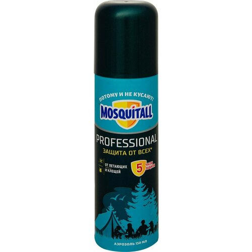 Mosquitall / Аэрозоль Mosquitall Профессиональная защита от всех насекомых 150мл 2 шт