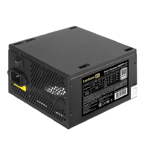 Блок питания ExeGate 550W 80 PLUS 550PPH-LT-S-OEM EX282042RUS-OEM-S black