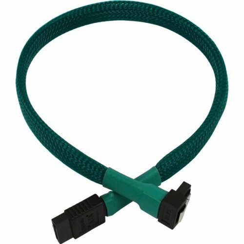 Кабель SATA Nanoxia 45sm, Green (NXS6G4G)