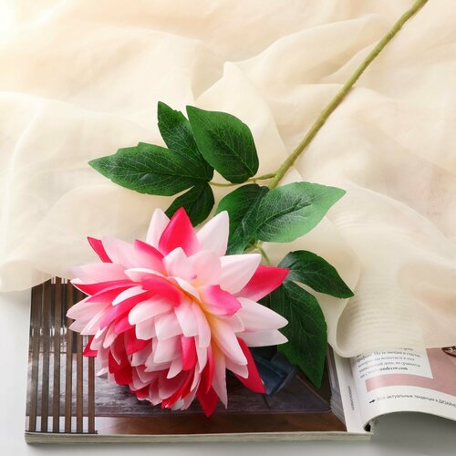 Цветы искусственные "Бегония" премиум, 14х60 см, розово-малиновый