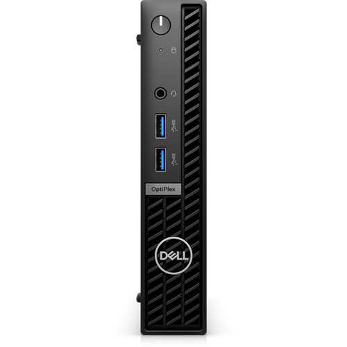 Dell ПК Dell Optiplex 7010 Micro i3 13100T (2.2) 16Gb SSD512Gb UHDG 730 Windows 11 Professional GbitEth WiFi BT 260W мышь клавиатура черный (7010-3651)