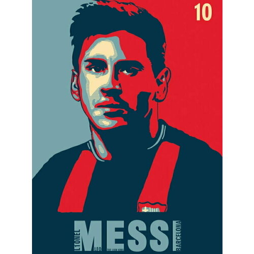 Плакат, постер на бумаге Lionel Messi/Лионель Месси/спорт. Размер 42 х 60 см