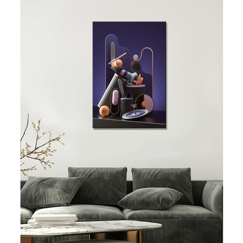 Картина/Картина на холсте для интерьера/Картина на стену/Картина для кухни/ - 3D иллюстрация (27) 50х70