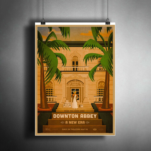 Постер плакат для интерьера "Фильм: Аббатство Даунтон 2. Downton Abbey: A New Era" / Декор дома, офиса, комнаты, квартиры A3 (297 x 420 мм)