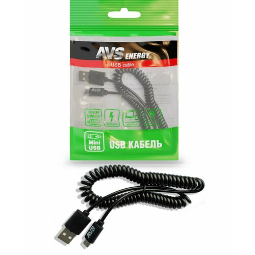 Кабель (AVS MN-32 mini USB (2м, витой))