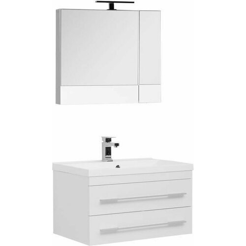 Aquanet 00287701 Нота Комплект мебели для ванной комнаты, белый