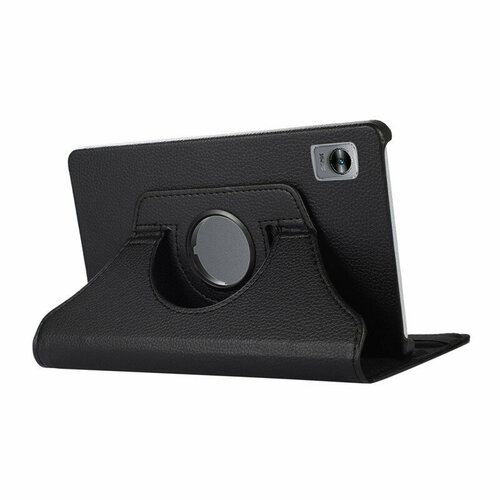 Чехол MyPads для планшета Realme Pad Mini (Rmp2105) поворотный роторный оборотный черный кожаный
