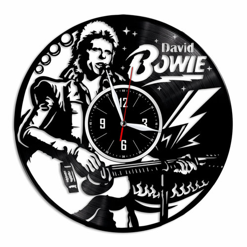 David Bowie - настенные часы из виниловой пластинки