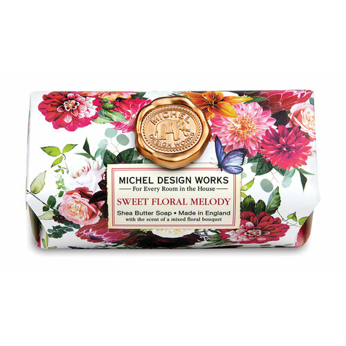 MICHEL DESIGN WORKS Мыло для рук в бумажной обертке Сладкая цветочная мелодия, 246 г