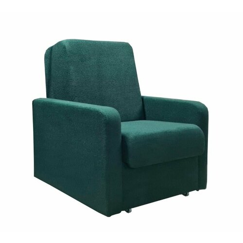 Кресло кровать Оптима темно-зеленый Астра велюр 80 см