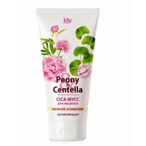 Iris PEONY & CENTELLA CICA-Мусс для умывания Нежное Очищение, туба 170мл,2 шт,