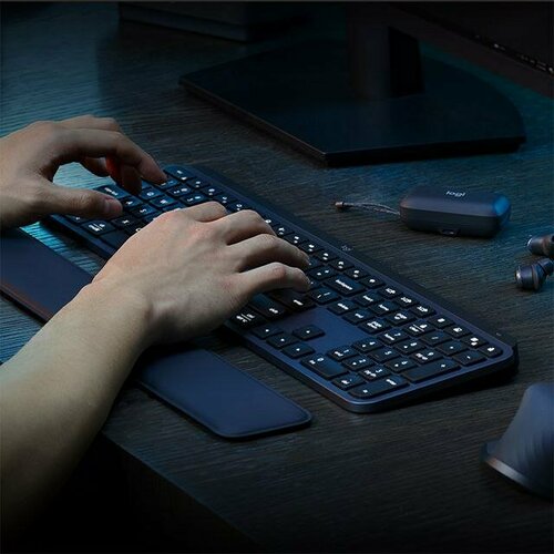 Бесшумная клавиатура Logitech MX Keys EN/RU + мышка Logitech Mx Master 3S - Комплект