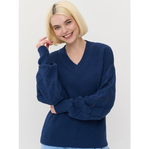 Пуловер VAY, размер 50, синий