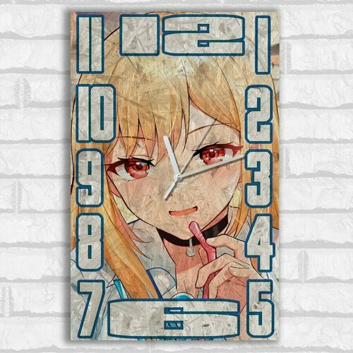 Настенные бесшумные часы ОСП, аниме My Dress-Up Darling - 4218