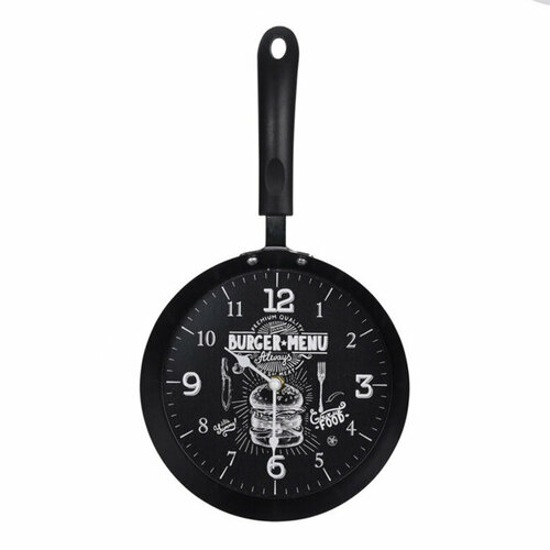 Koopman Настенные часы Burger Menu 39*21 см HZ1911060