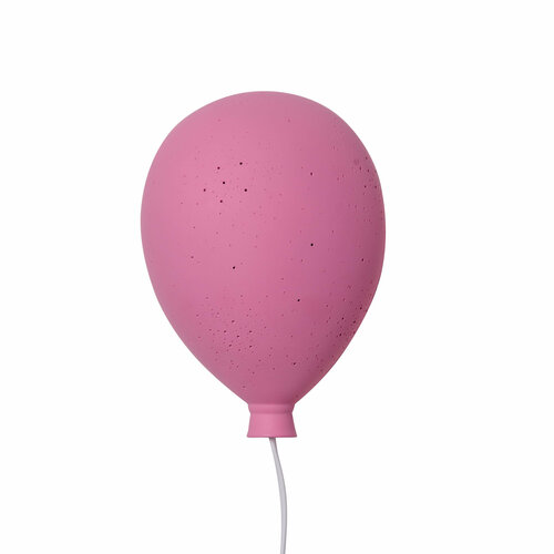 Светильник настенный керамический розовый "Воздушный шарик"