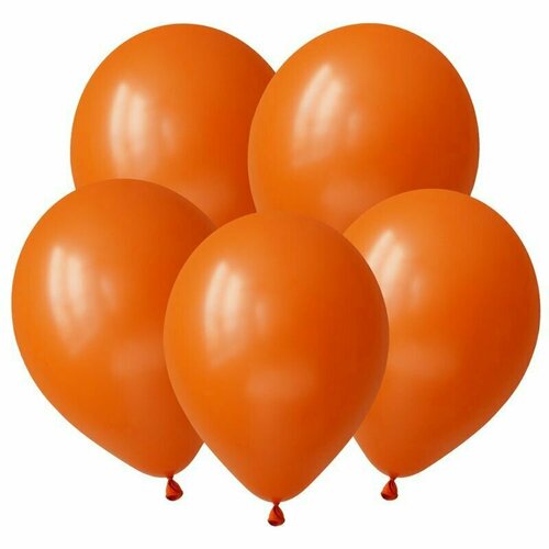 Набор воздушных шаров Оранжевый, Пастель / Orange, 12 дюймов (30 см), 100 штук