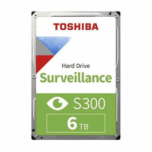 Жесткий диск Toshiba S300 SATA-III 6Tb/5400rpm/256Mb/3.5 (HDWT860UZSVA)