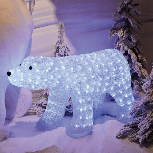 Kaemingk Светодиодная фигура Медведь из Арктик Виллидж 61*33 см, 50 LED ламп, IP44 9490929