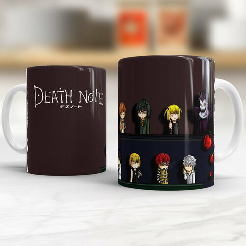 Кружка для чая и кофе Аниме Death Note Тетрадь смерти