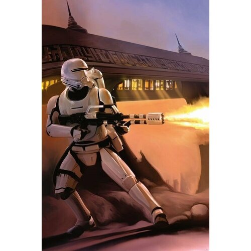 Постер (Плакат, Афиша) к фильму "Звездные войны: Пробуждение силы" (Star Wars Episode VII - The Force Awakens)-А3. v3