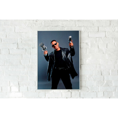 Плакат Люди в чёрном/Уилл Смит/Men in Black/ Плакат на стену 30х42 см / Постер формата А3