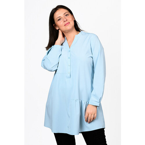 Блуза  SVESTA, размер 64, голубой