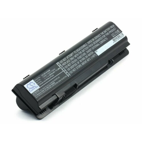 Аккумуляторная батарея усиленная для ноутбука Dell QU-080807003 (6600mAh)