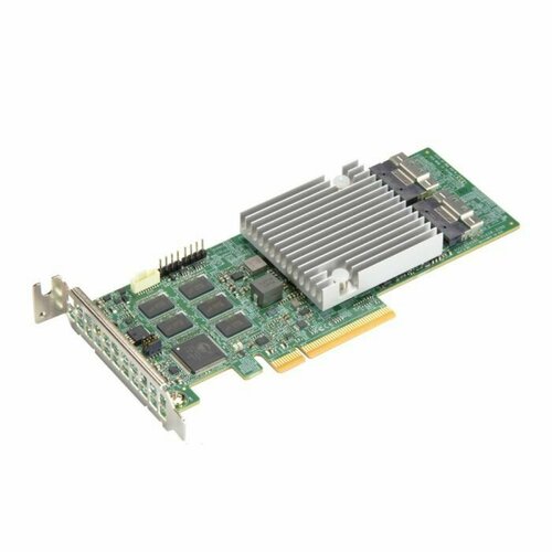 Контроллер SuperMicro AOC-S3916L-H16IR-O LSISAS3916 PCI-E4.0x8 2xSlimSASx8 SFF8654, 12 Gb/s 8GB, LP