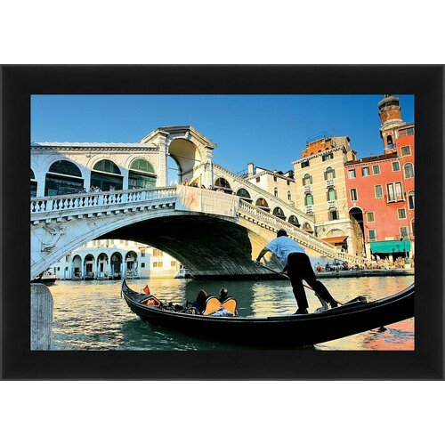 Плакат, постер на холсте Italy Venice. Размер 21х30 см