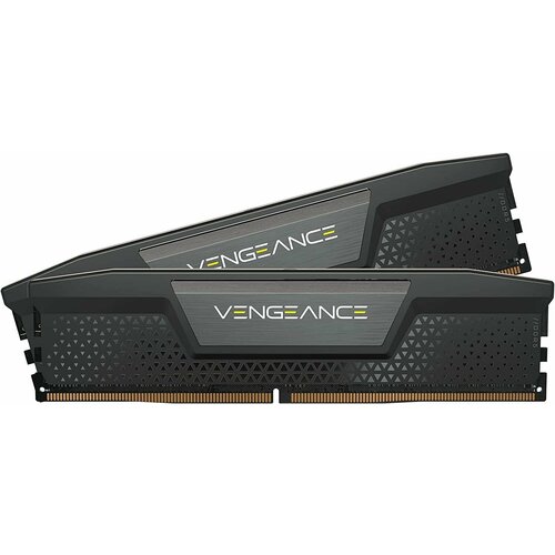 Оперативная память Corsair Vengeance DDR5 6400 (PC5-51200) DIMM 288 pin, 32 ГБ (16 ГБ 2 шт.) 1.40 В, CL 32, CMK32GX5M2B6400C32, черная