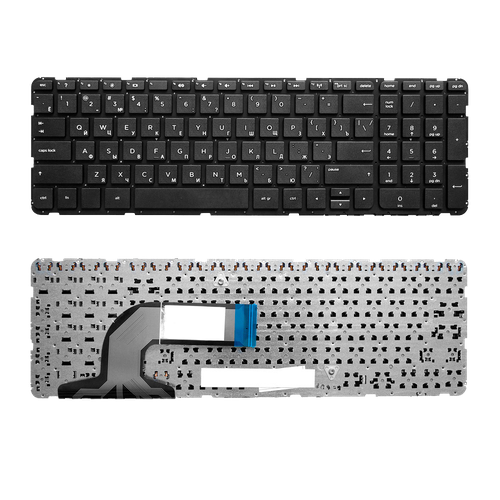 Клавиатура для ноутбука HP Pavilion 15-n 15-e 15t-e черная без рамки