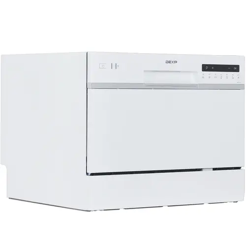 Компактная посудомоечная машина "DEXP M6C7PD" - белый цвет