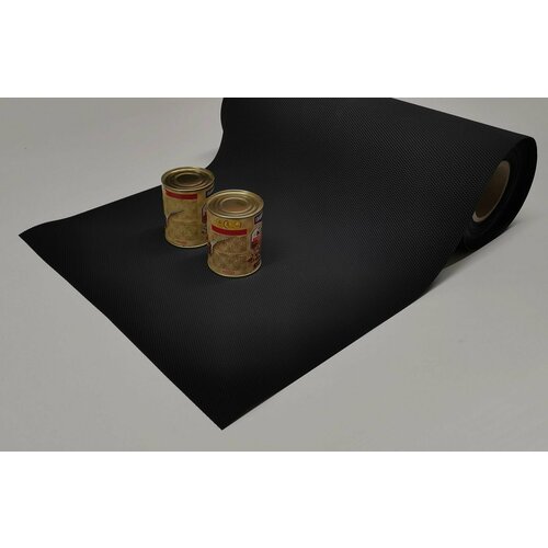 Противоскользящий мат (коврик), 3000х480 мм, черный, Agoform, Германия, в выдвижной ящик кухни