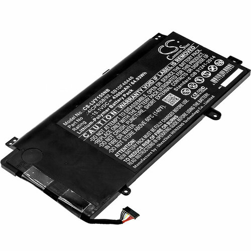 Аккумуляторная батарея CameronSino CS-LVY150NB для ноутбука Lenovo ThinkPad Yoga 15 Series (00HW008, 00HW009, 00HW014) 4360mAh