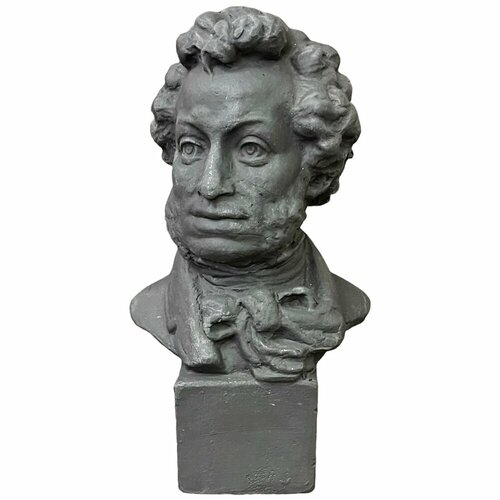 Чугунный бюст "А. С. Пушкин" 1960 г, автор Ермаков, Свердловский ЧЛЗ, СССР