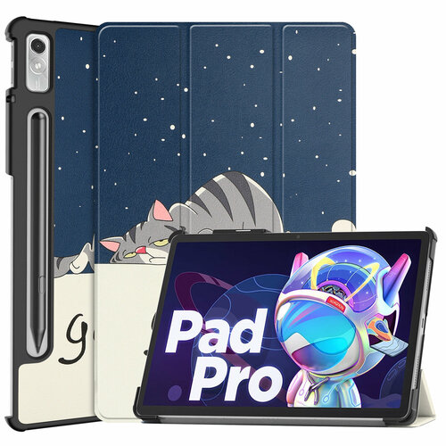 Чехол-обложка футляр MyPads для Lenovo Tab P11 Pro 2nd Gen (TB-138FC / 132FU) 11.2 / Xiaoxin Pad Pro 2022 11.2 тонкий с магнитной застежкой необычн.