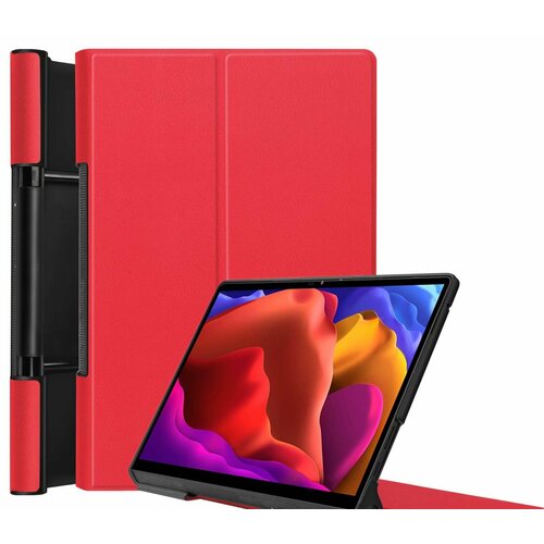 Защитный чехол MyPads для Lenovo Yoga Tab 13 / YOGA Pad Pro 13 (YT-K606F) 2021 iL Sottile красный пластиковый Италия