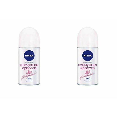 Дезодорант шар, Nivea, жемчужная красота, 50 мл, 2 шт