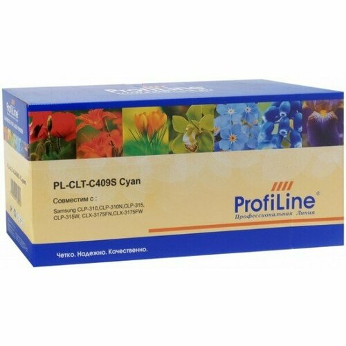 CLT-C409S / PL-CLT-C409S ProfiLine совместимый голубой тонер-картридж для Samsung CLP 310/ 315; CLX