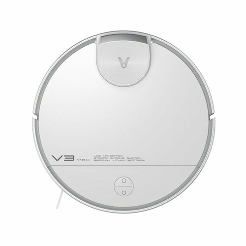 Viomi Робот-пылесос Viomi Robot Vacuum V3 Max, 40 Вт, сухая/влажная уборка, 0.4/0.2 л, белый